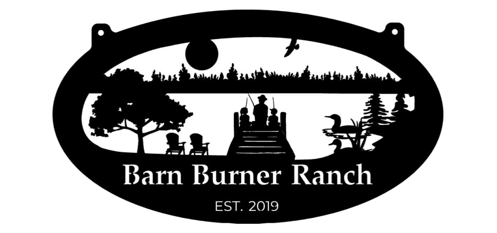 Barn Burner sign in black » Sign Performance